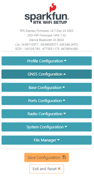 Configure with WiFi - SparkFun RTK Product Manual